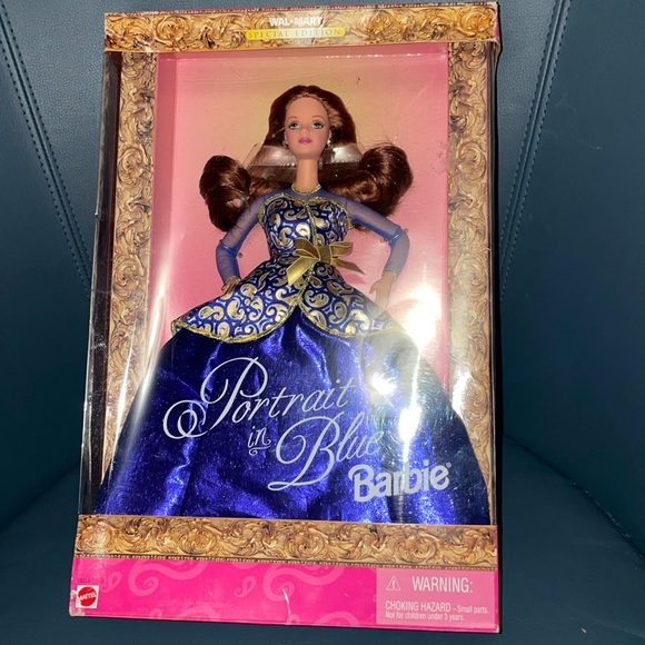 Barbie | Toys | 997 Portrait In Blue Barbie Doll Special Edition Mattel ...
